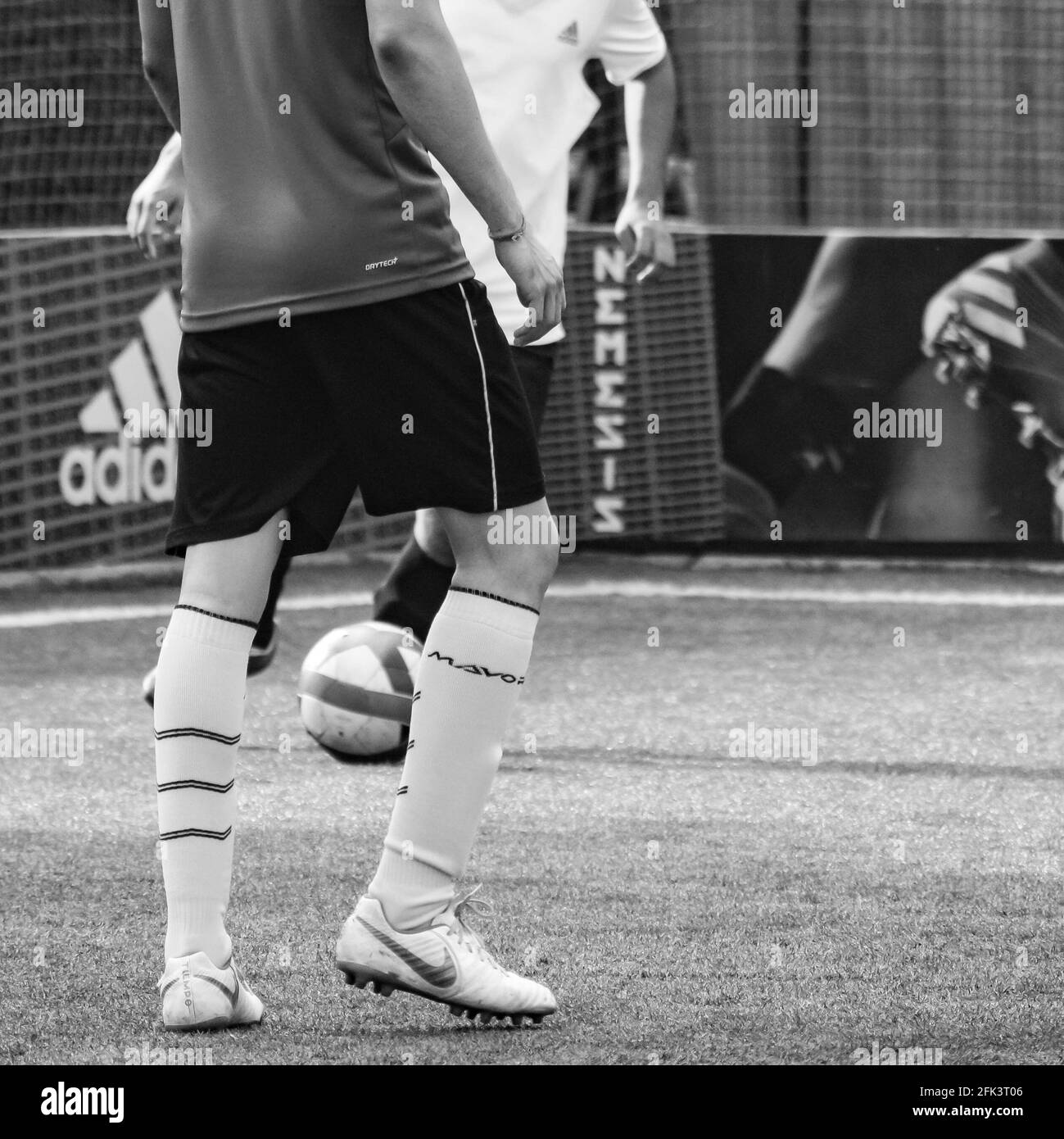 Delhi, India - July 01 2018: Footballers of local football team during ...