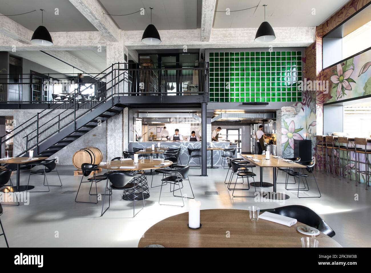 Amass Restaurant, Refshaleøen, Copenhagen, Denmark Stock Photo - Alamy