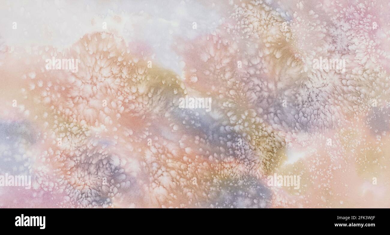 Light colors with salt abstract watercolor background Stock Photo - Alamy