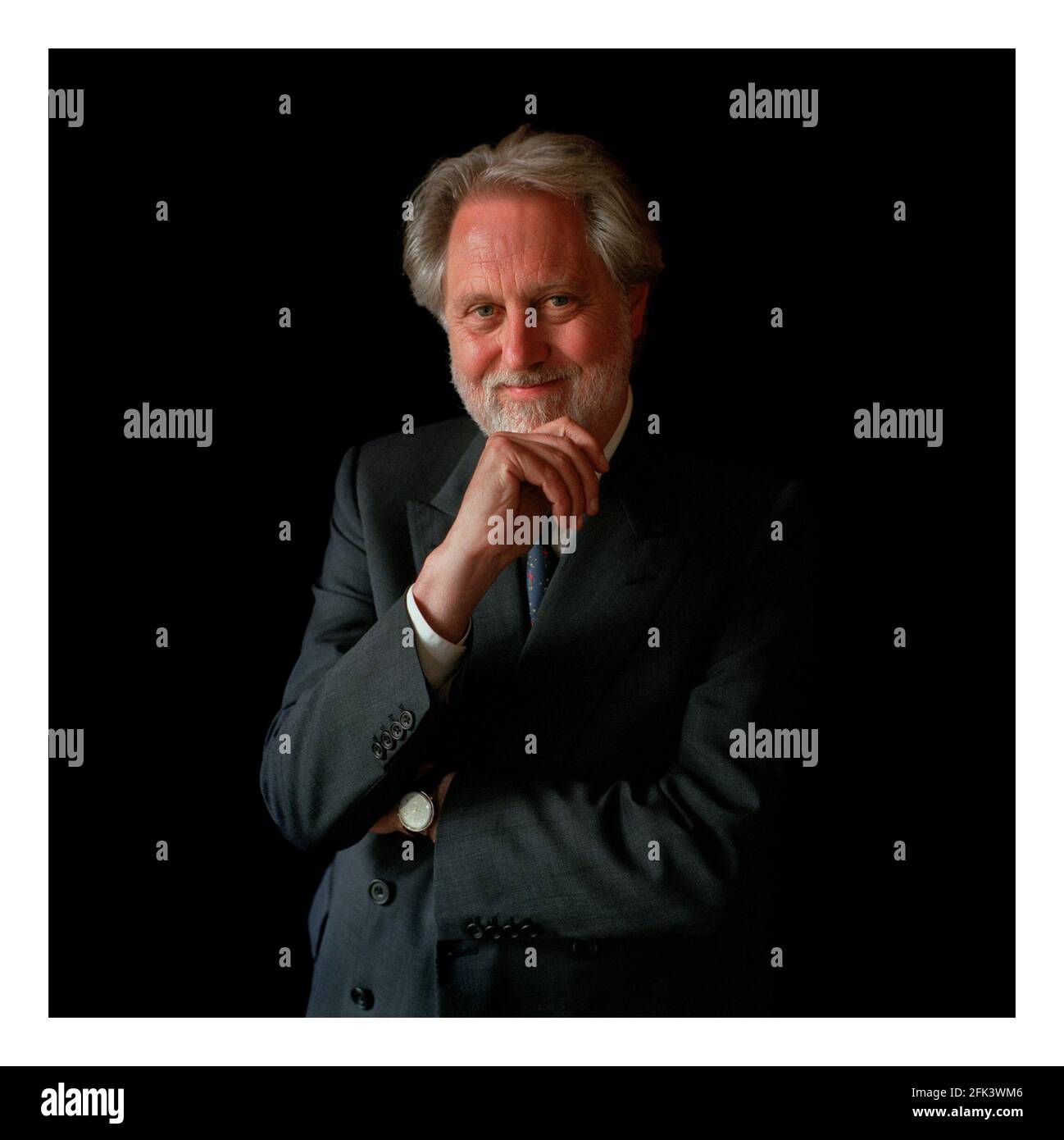 David Puttnam Film Director May 2000in the Langham Hilton Stock Photo ...