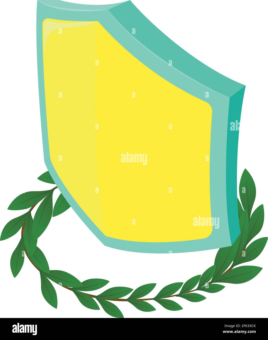 Medieval shield icon. Isometric illustration of medieval shield vector ...