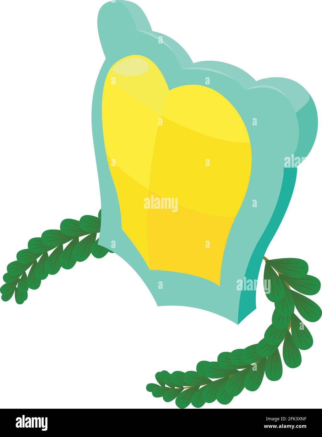 German shield icon. Isometric illustration of german shield vector icon ...