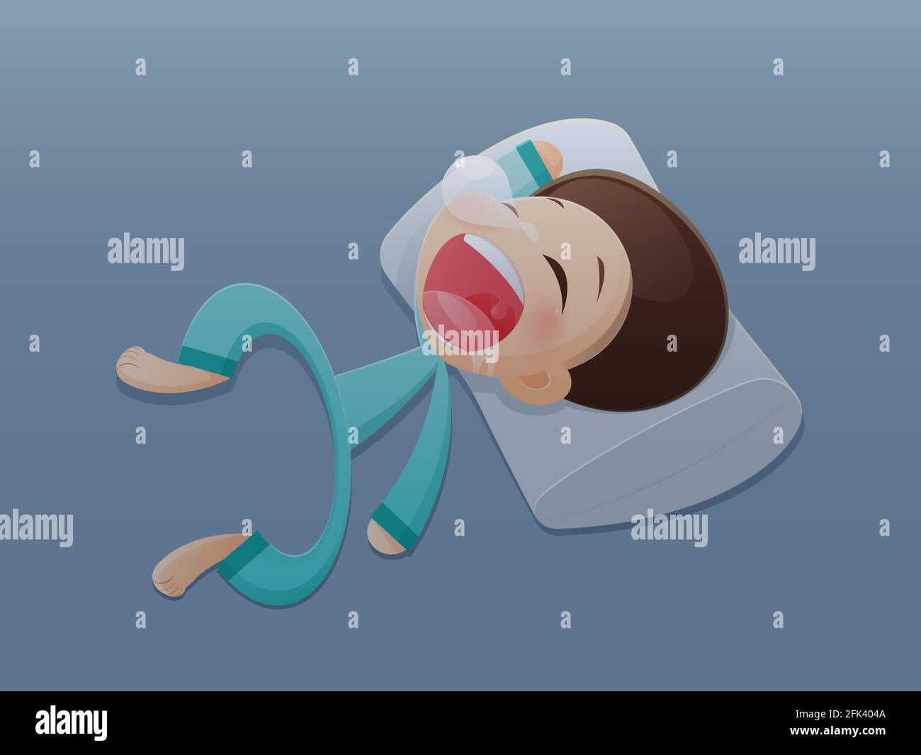 Sleep. Cartoon vector illustration Stock Vector Image & Art - Alamy
