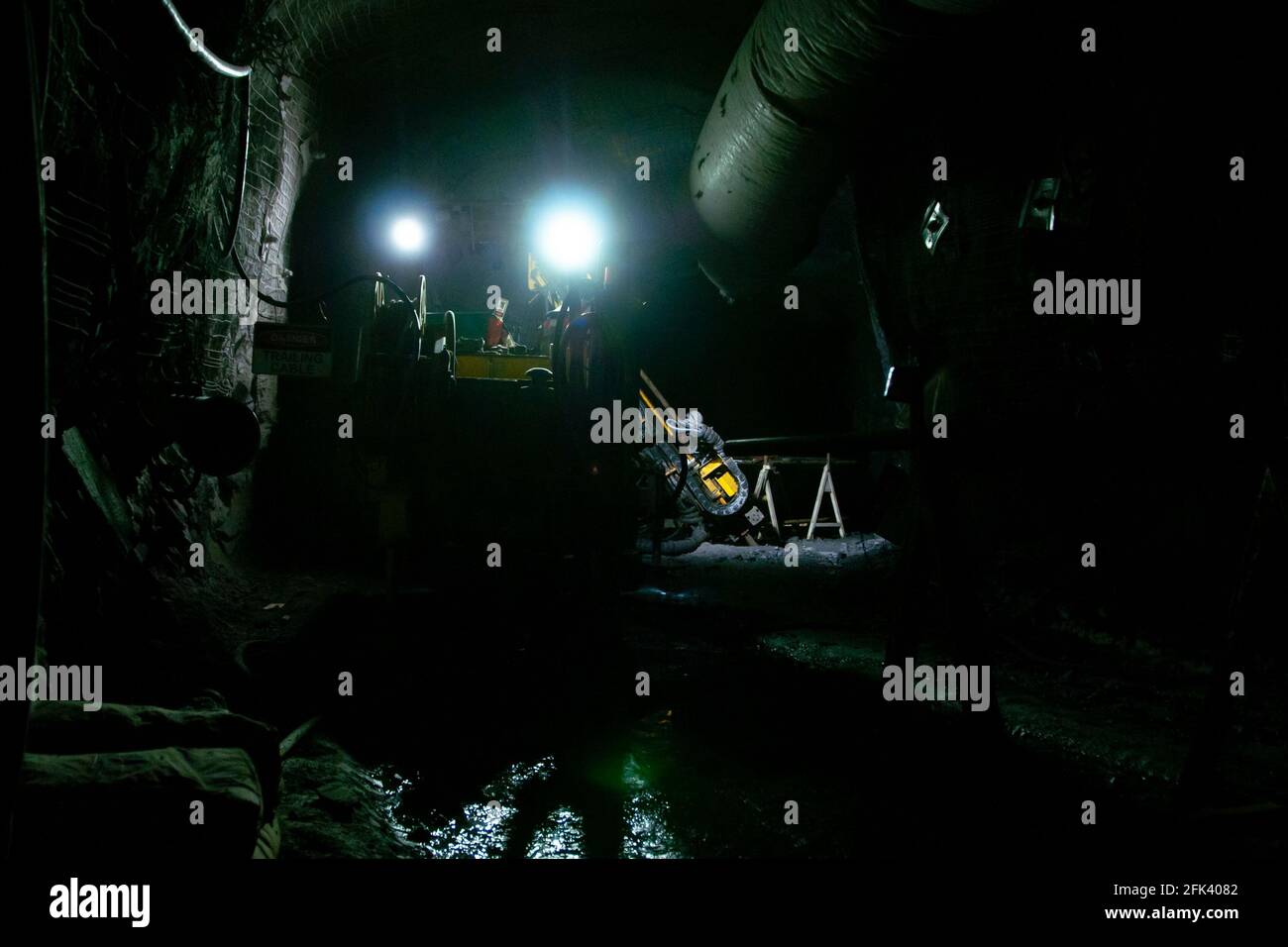 Drill Rig in Underground Mine Stock Photo - Alamy