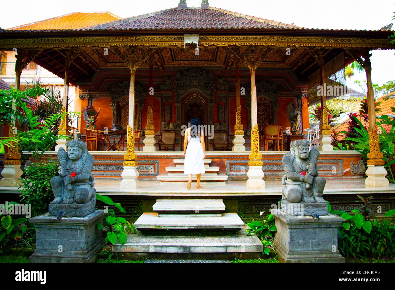 Traditional Balinese Decorative Architecture - Indonesia Stock Photo ...