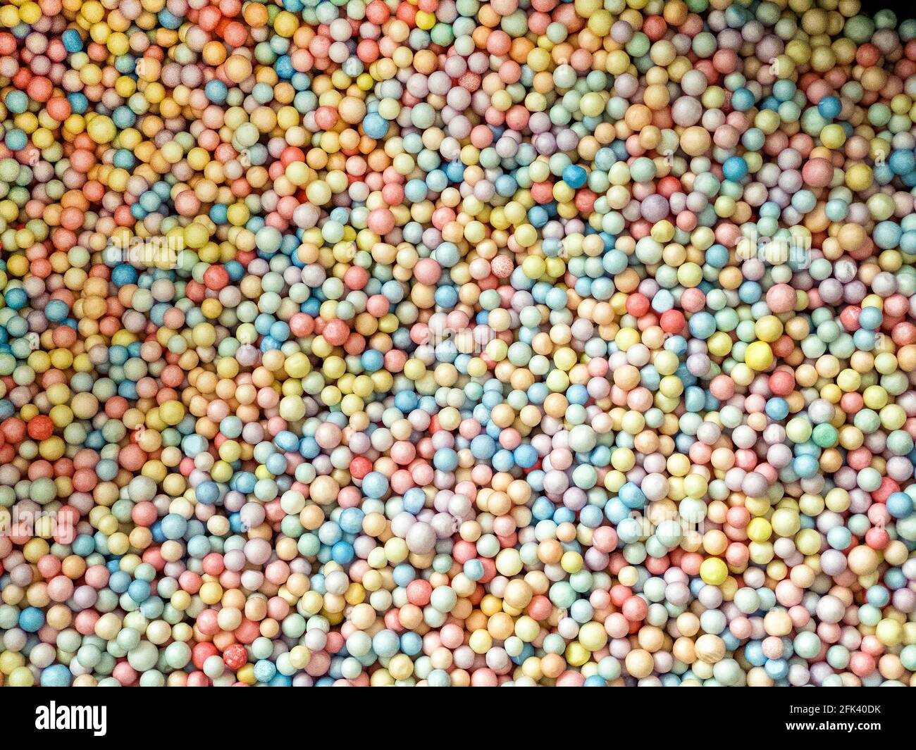 Expanded polyethylene balls for backgrounds Stock Photo - Alamy