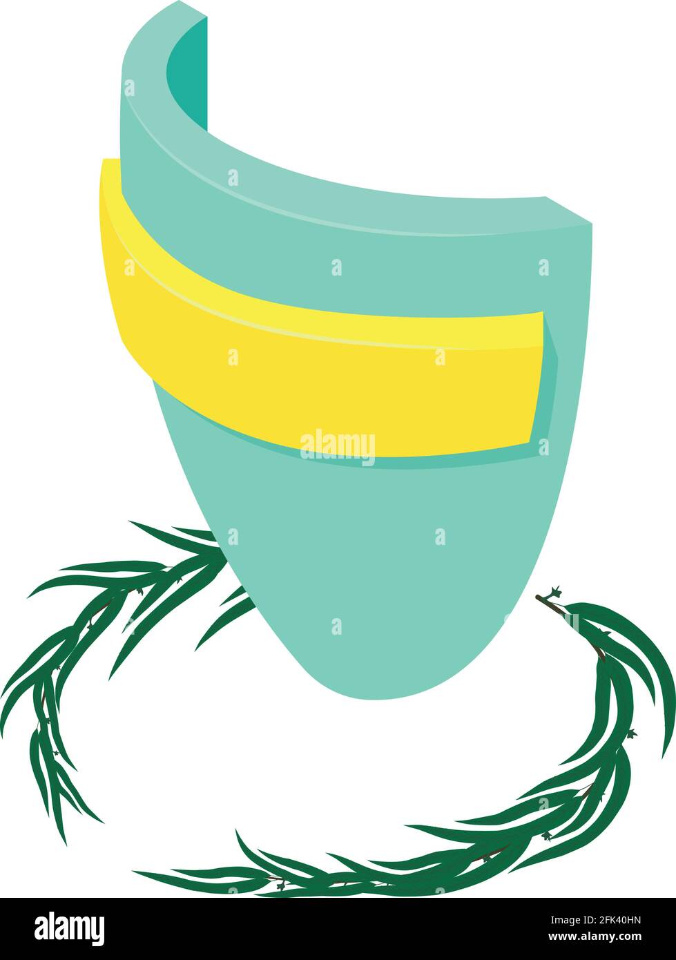 Spanish shield icon. Isometric illustration of spanish shield vector ...