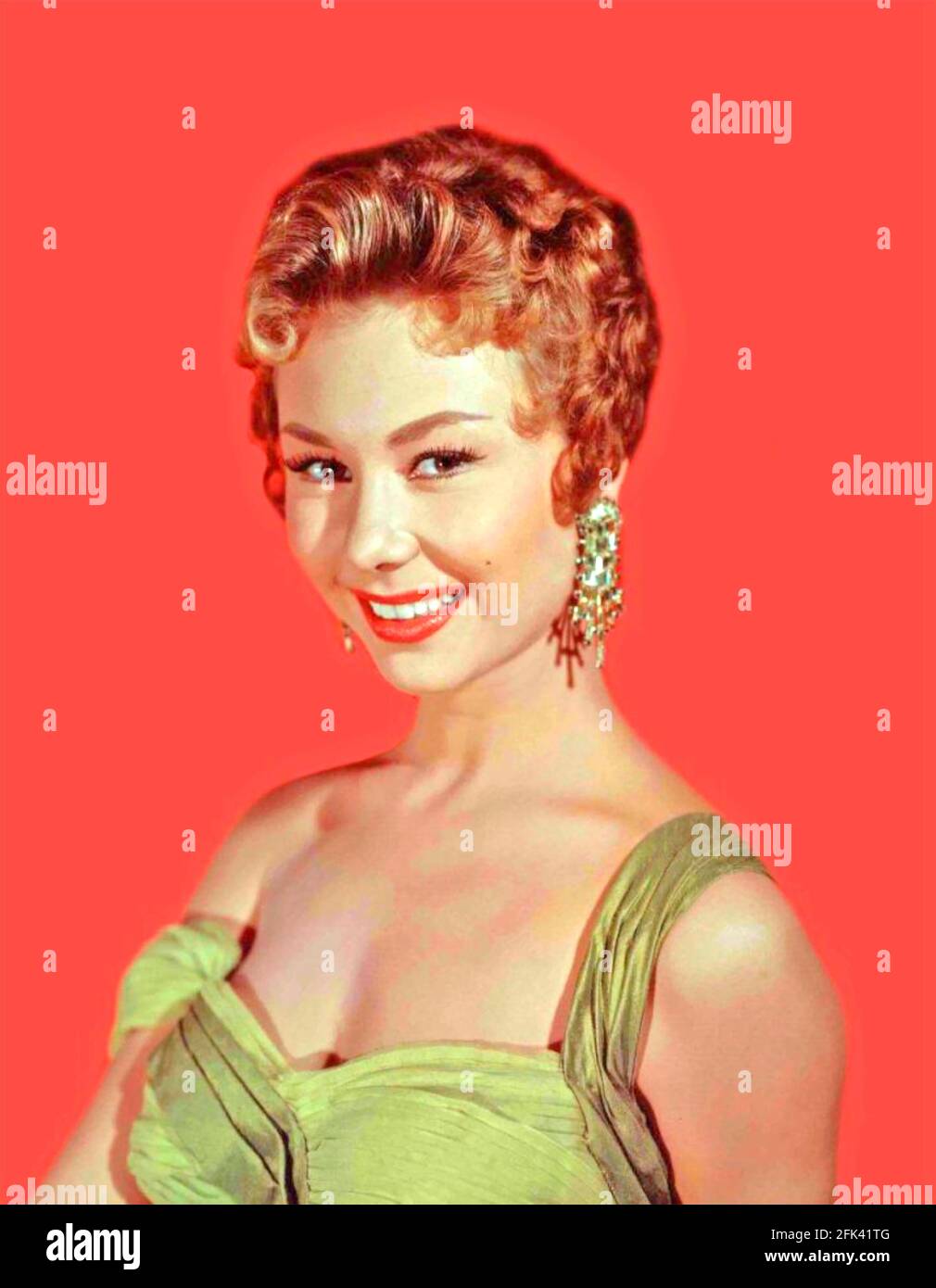 MITZI GAYNOR American dancer and film actress about 1955 Stock Photo ...