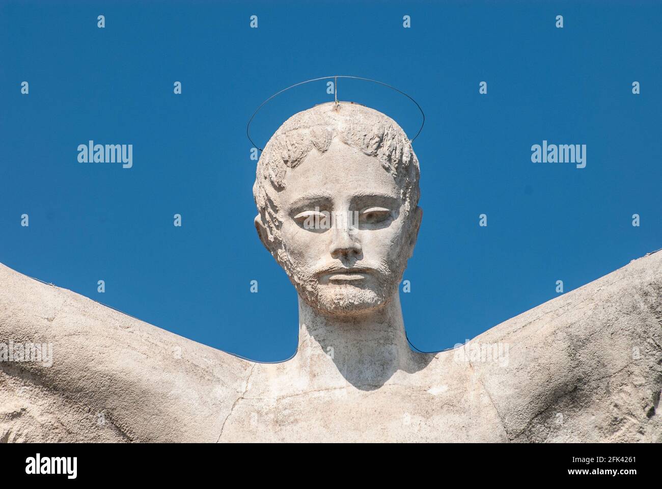 Details of Cristo Redentore di Maratea, Monte San Biagio, Maratea ...