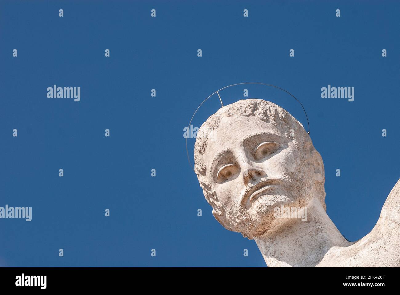 Details of Cristo Redentore di Maratea, Monte San Biagio, Maratea ...