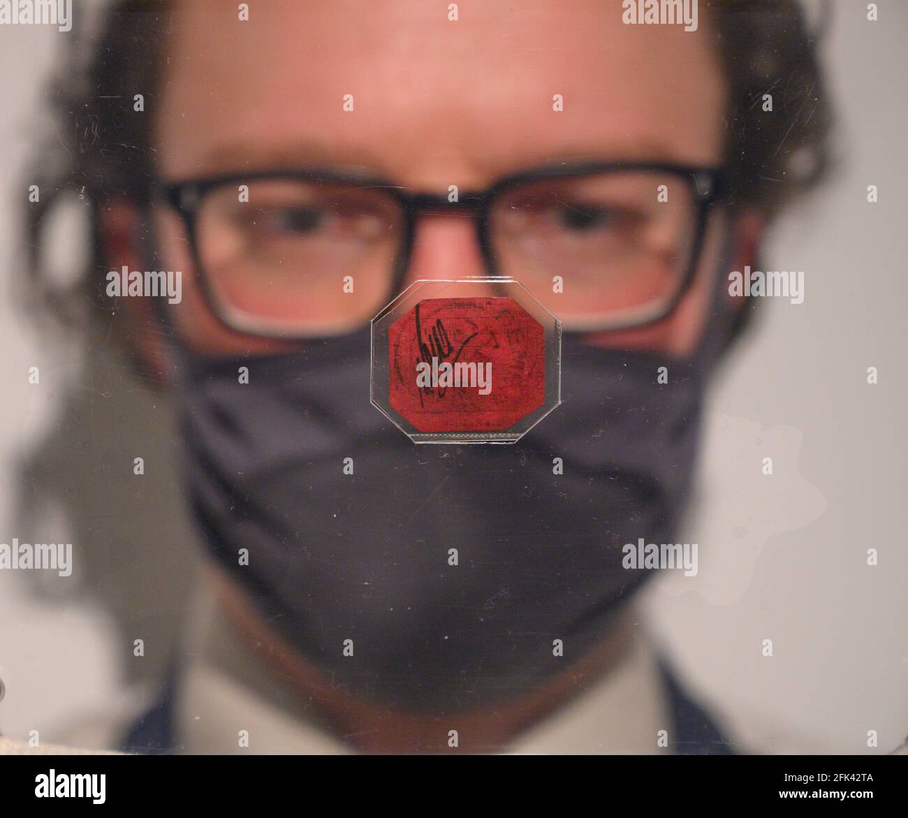 Sotheby’s, London, UK. 28 April 2021. The Legendary British Guiana One ...