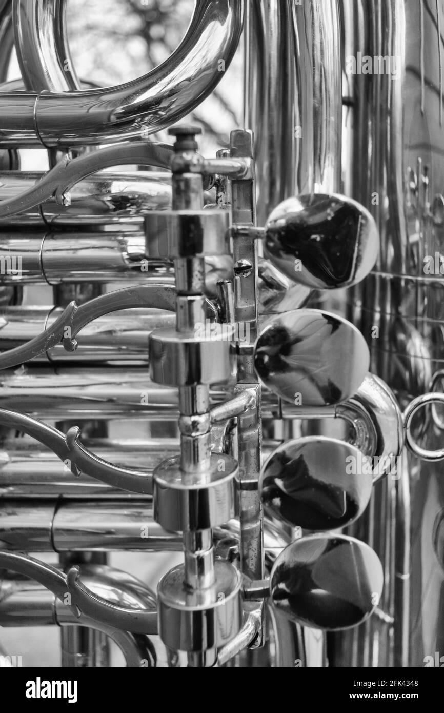 Play brass Black and White Stock Photos & Images - Alamy