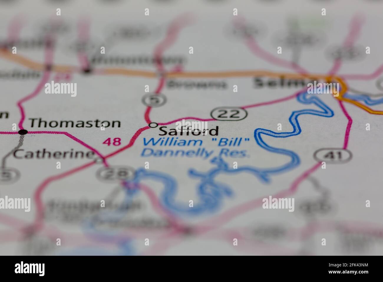 Safford alabama map hi-res stock photography and images - Alamy