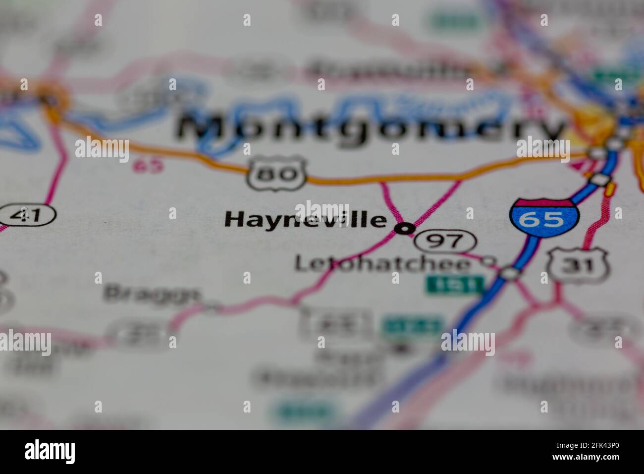 Hayneville map hi-res stock photography and images - Alamy