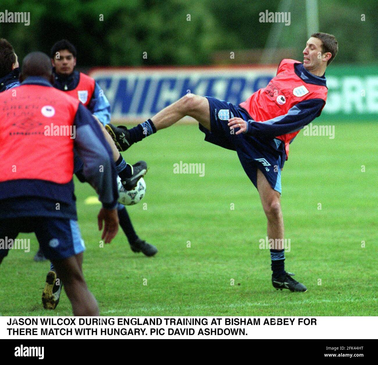 Jason Wilcox England International during England Training at Bisham ...