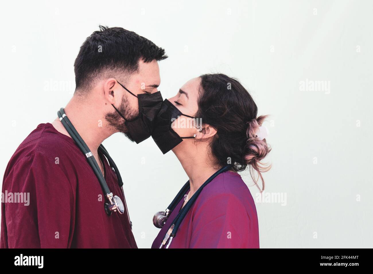 Doctor kissing hi-res stock photography and images - Alamy