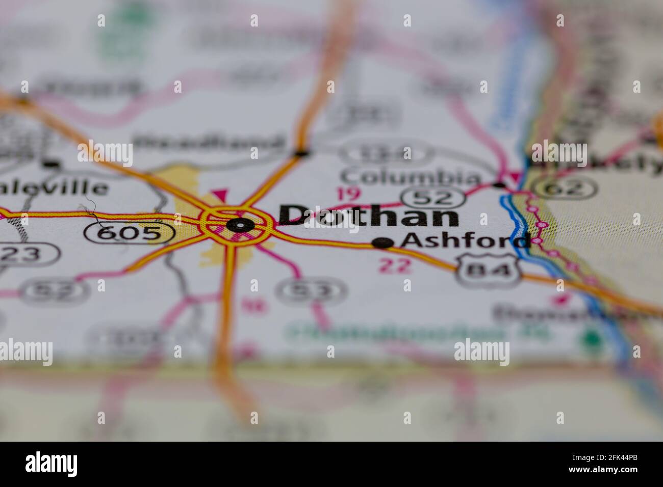 Map of dothan hi-res stock photography and images - Alamy