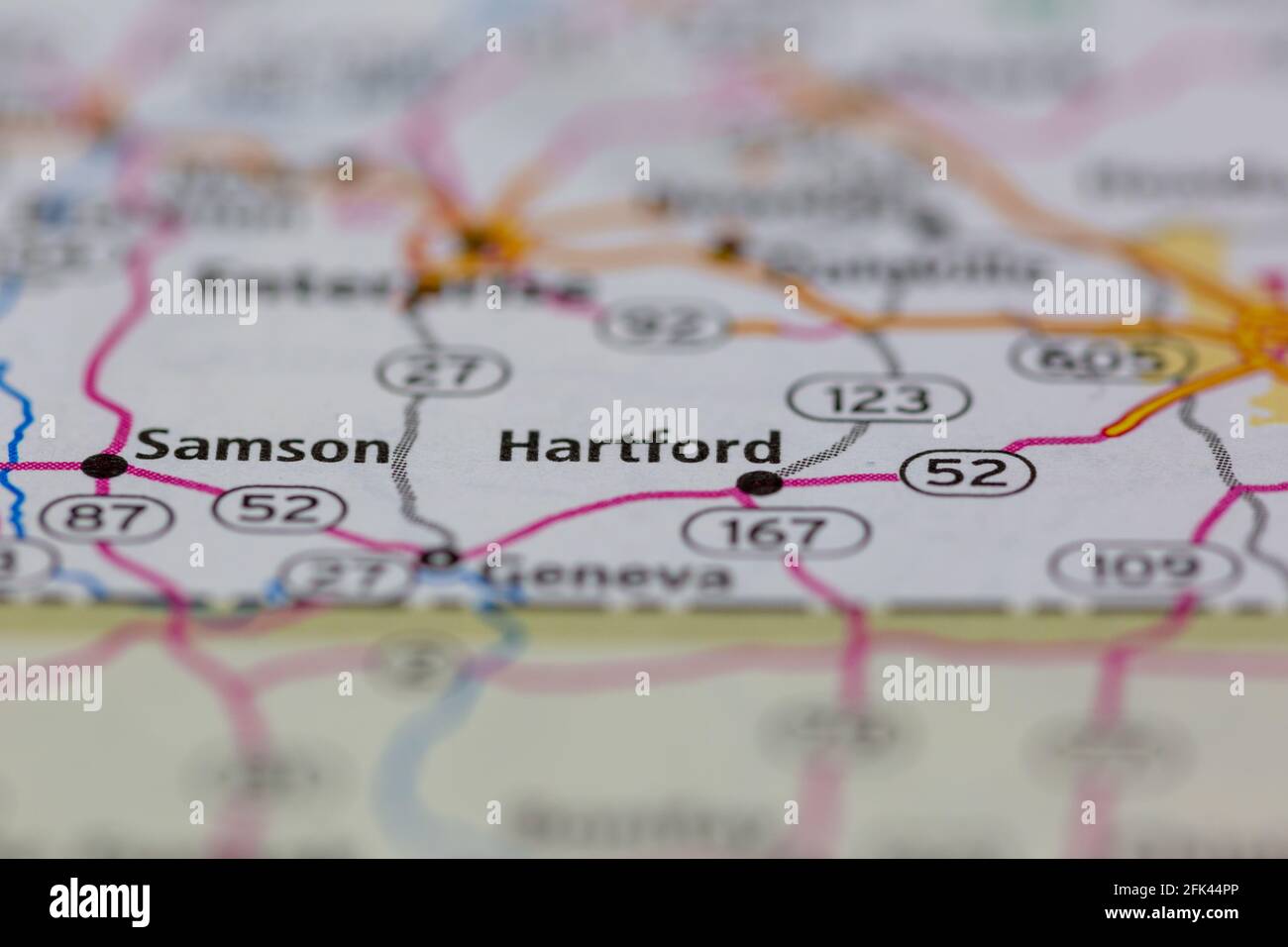 Hartford map hi-res stock photography and images - Alamy