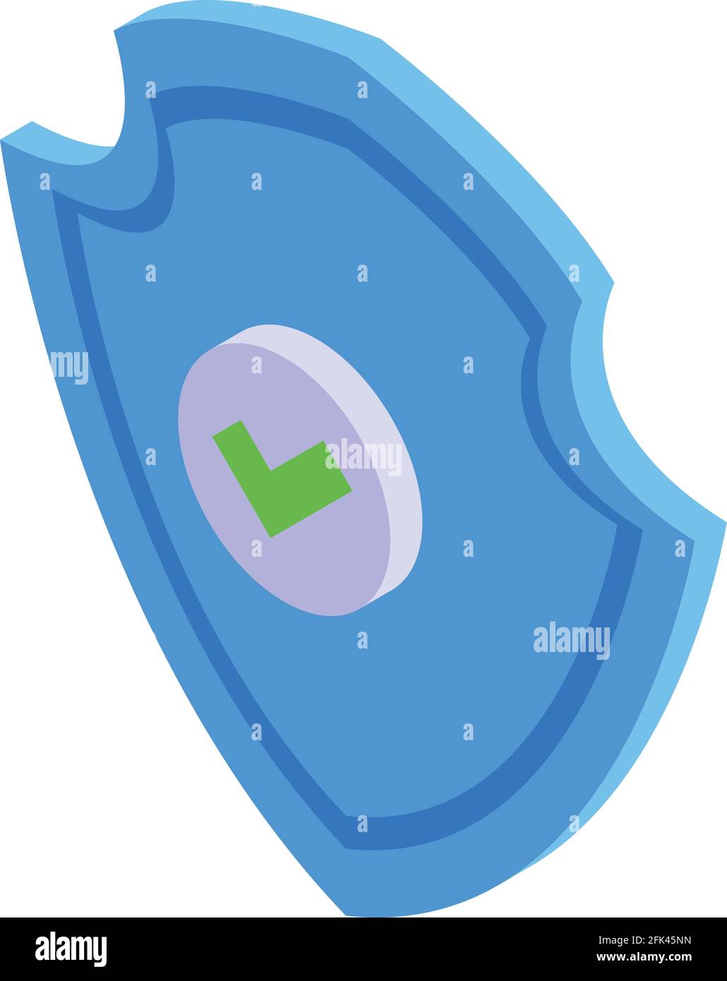 Privacy shield icon. Isometric of Privacy shield vector icon for web ...