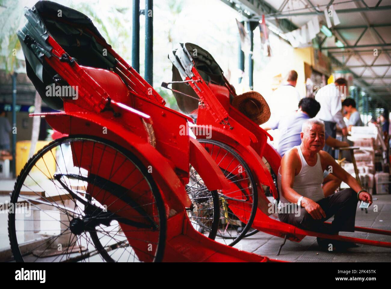Old rickshaw in hong kong hi-res stock photography and images - Alamy