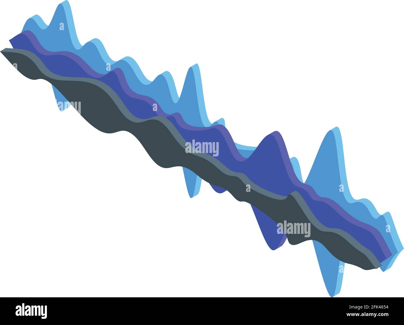 Graph speech recognition icon. Isometric of Graph speech recognition ...