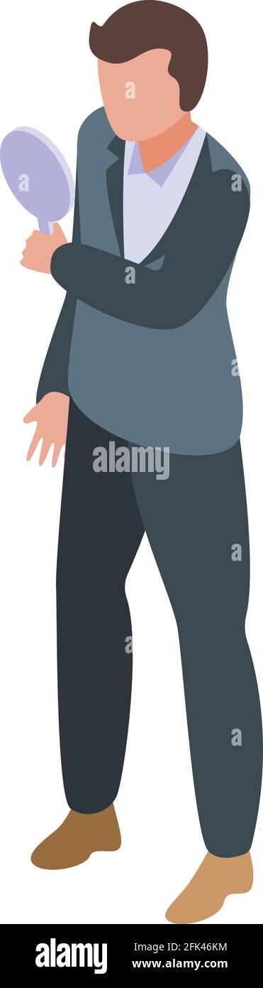 Self motivation icon. Isometric of Self motivation vector icon for web ...