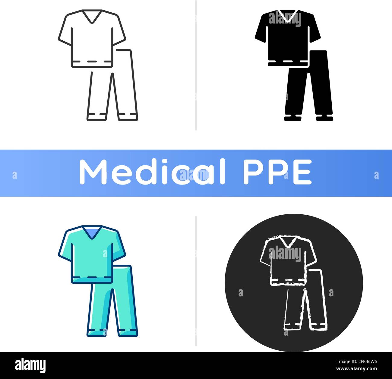 Scrub suit icon Stock Vector Image & Art - Alamy