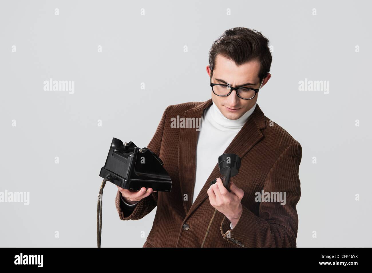 Old Fashioned Headset High Resolution Stock Photography and Images - Alamy