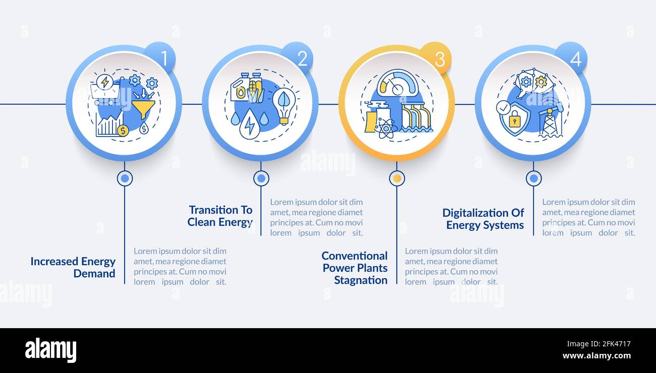 Energetics trends vector infographic template Stock Vector Image & Art ...