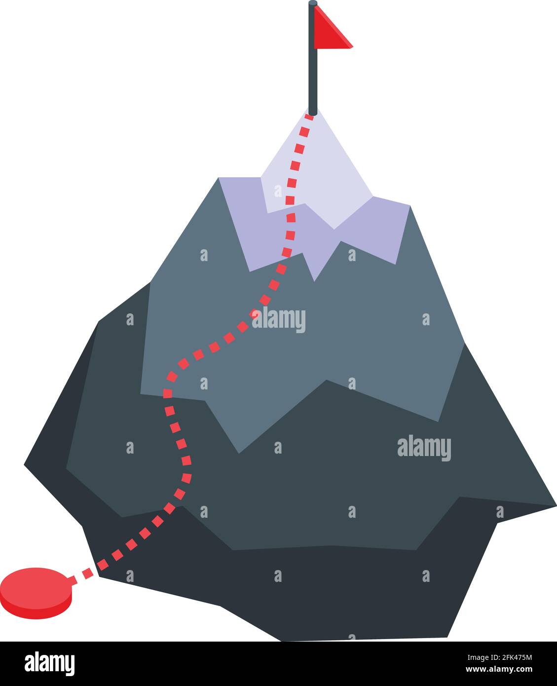 Personal target icon. Isometric of Personal target vector icon for web ...