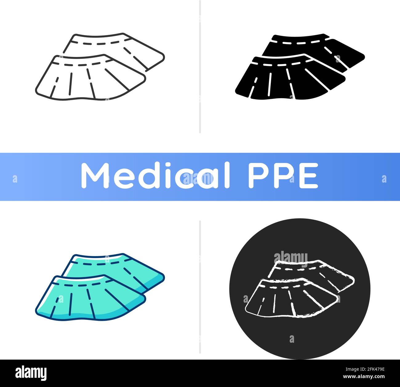 Shoe covers icon Stock Vector Image & Art - Alamy