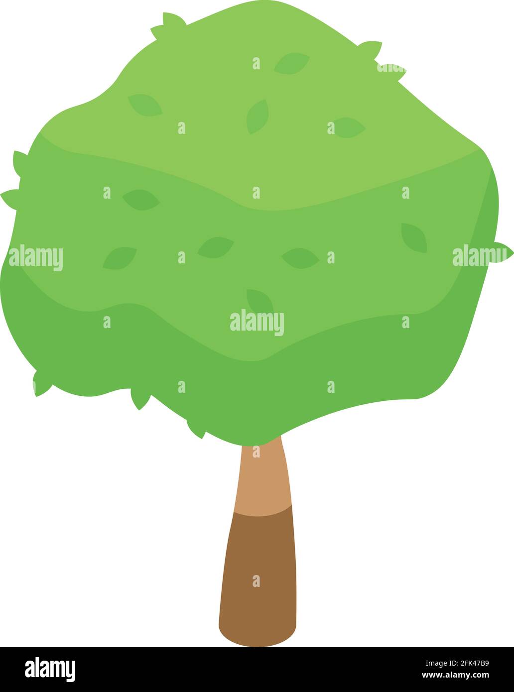Tree paper icon. Isometric of Tree paper vector icon for web design ...