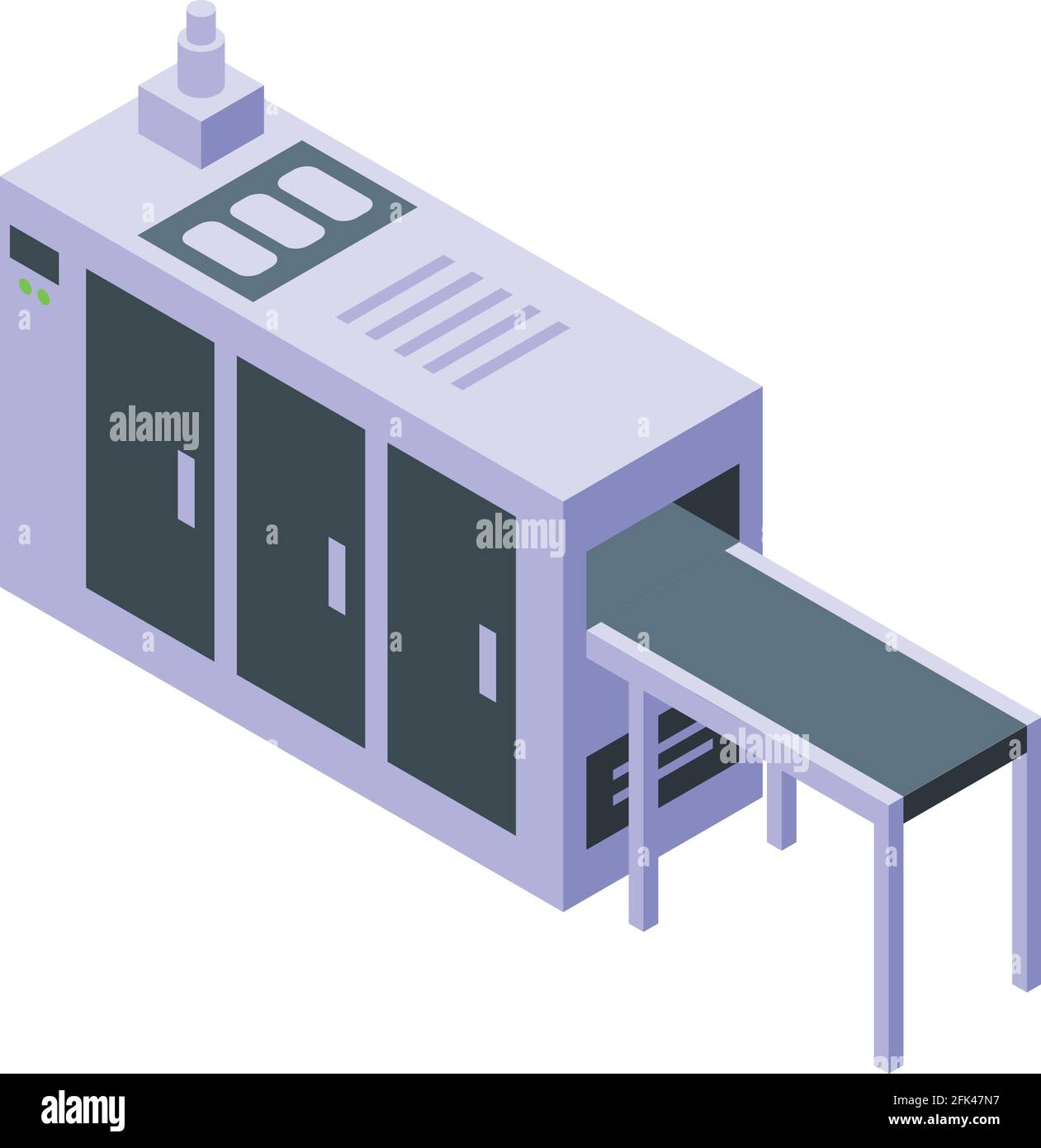 Paper factory icon. Isometric of Paper factory vector icon for web ...