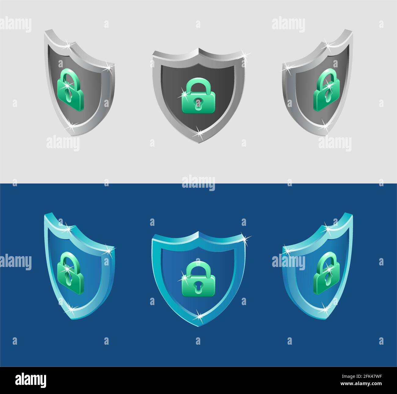Cyber security shield logo hi-res stock photography and images - Alamy