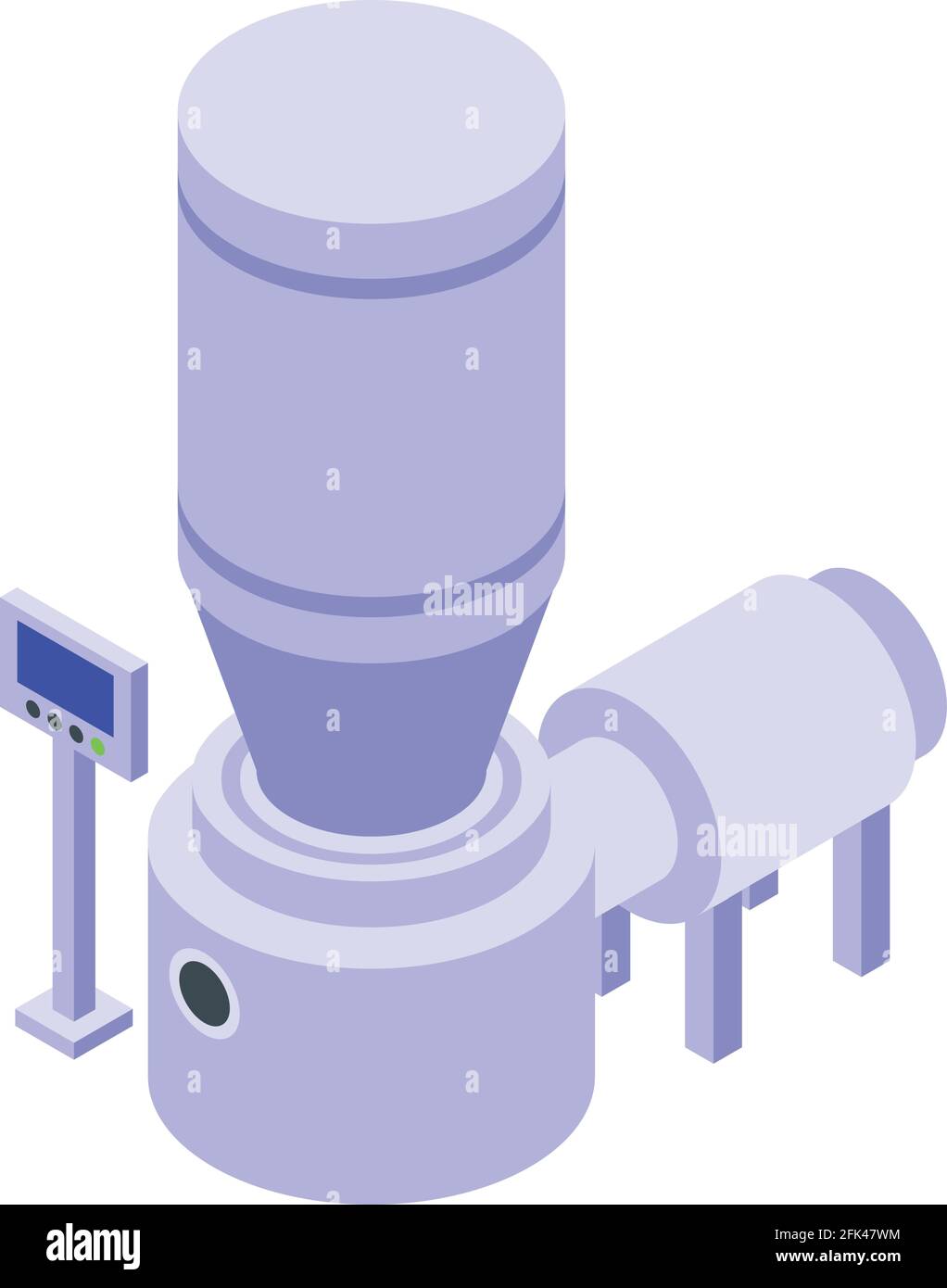 Coffee roasting icon. Isometric of Coffee roasting vector icon for web ...