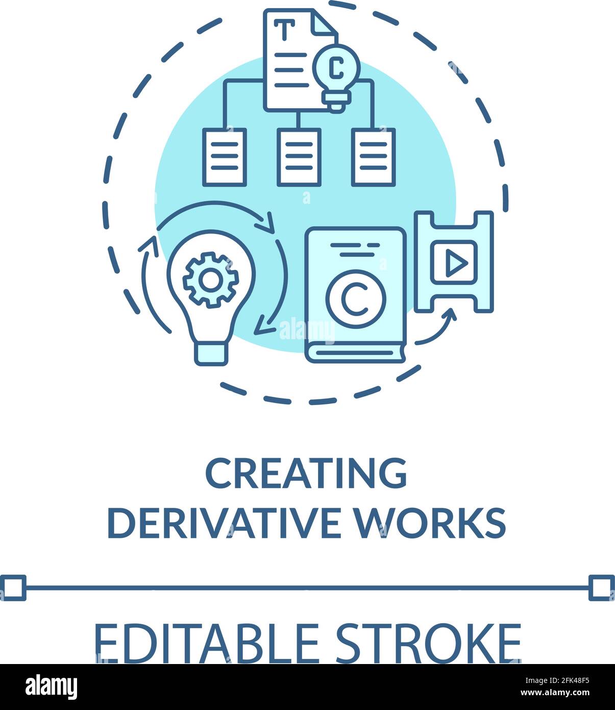 Creating derivative works concept icon Stock Vector Image & Art - Alamy Creating derivative works concept icon Stock Vector Image & Art - Alamy