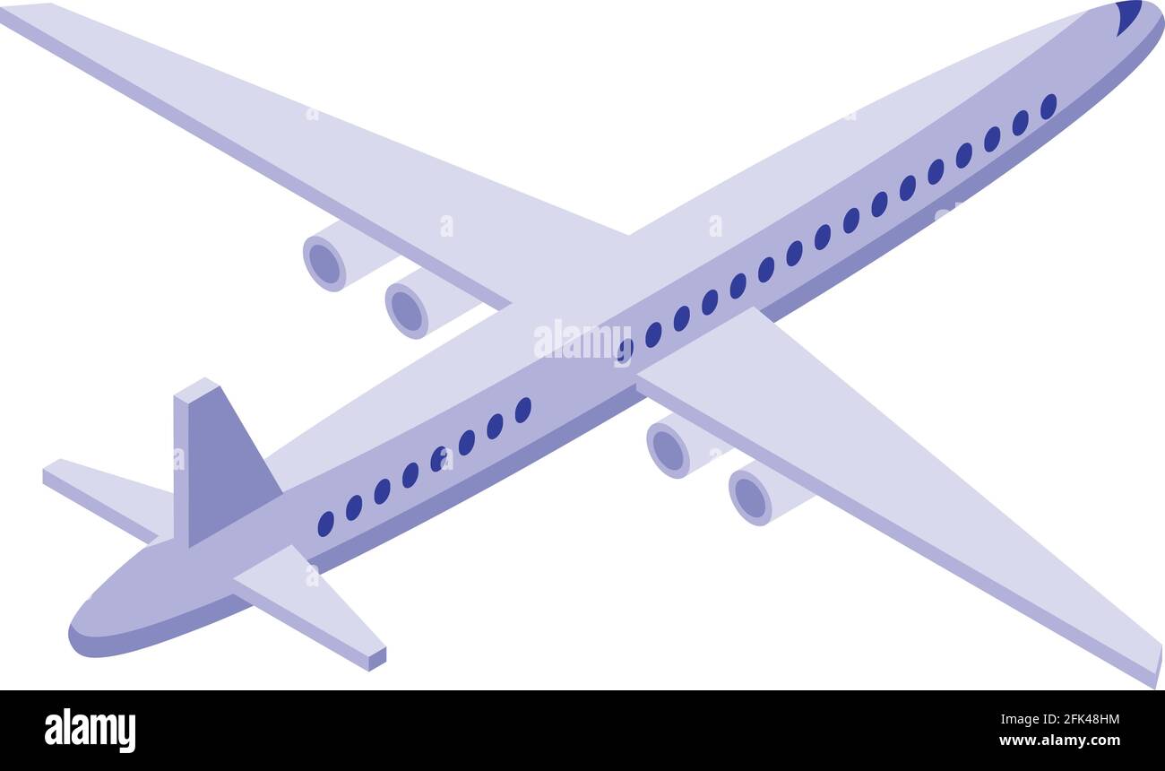 Aircraft icon. Isometric of Aircraft vector icon for web design ...