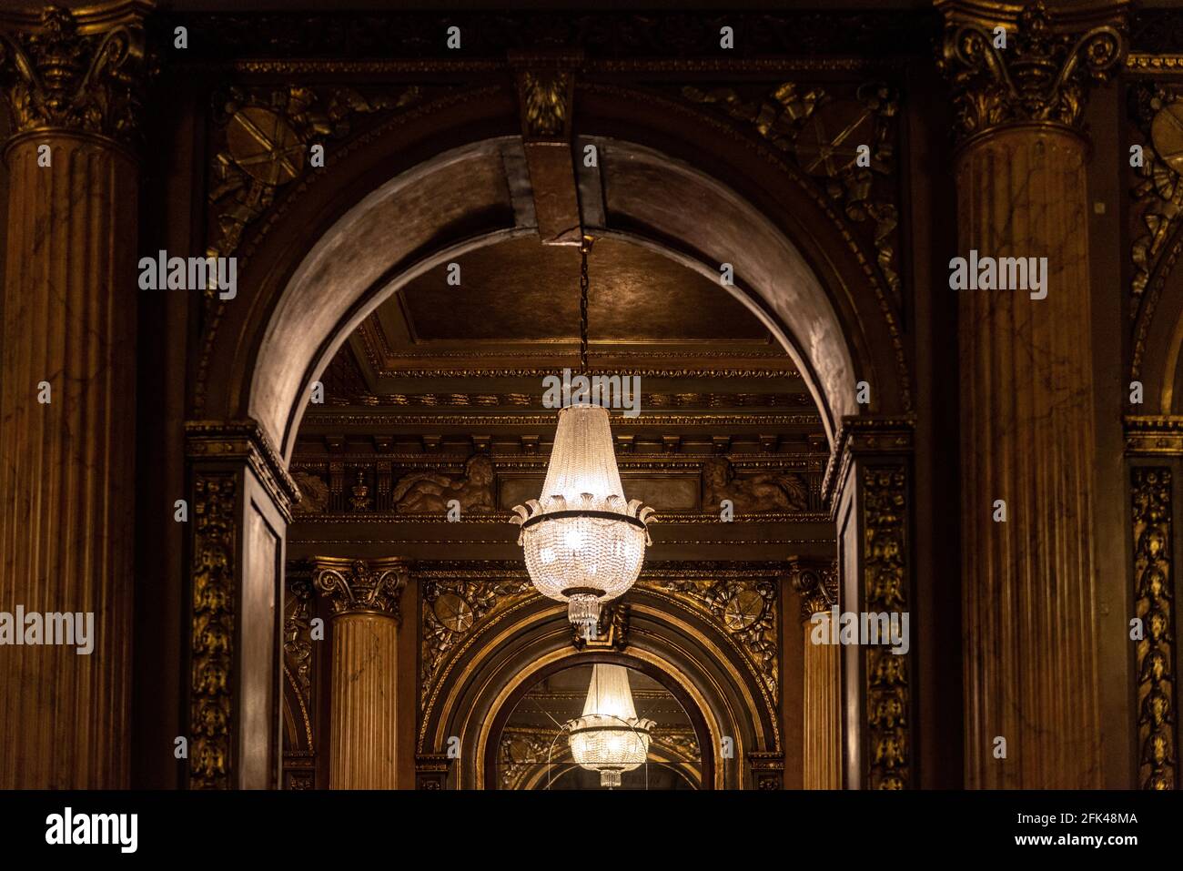 The Elgin and Winter Garden Theatres in Toronto, Canada. Interior view ...