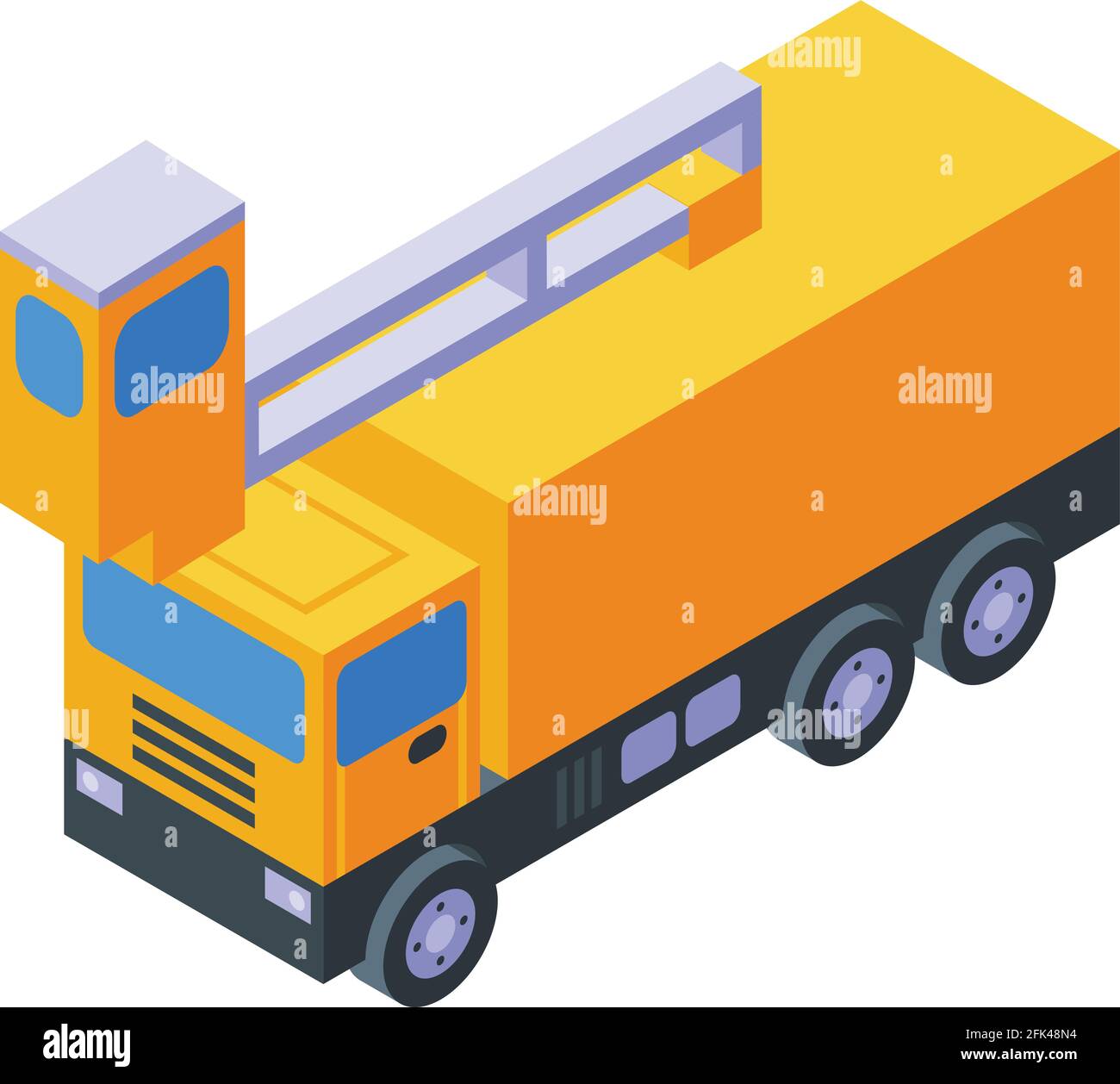 Airport service car icon. Isometric of Airport service car vector icon ...