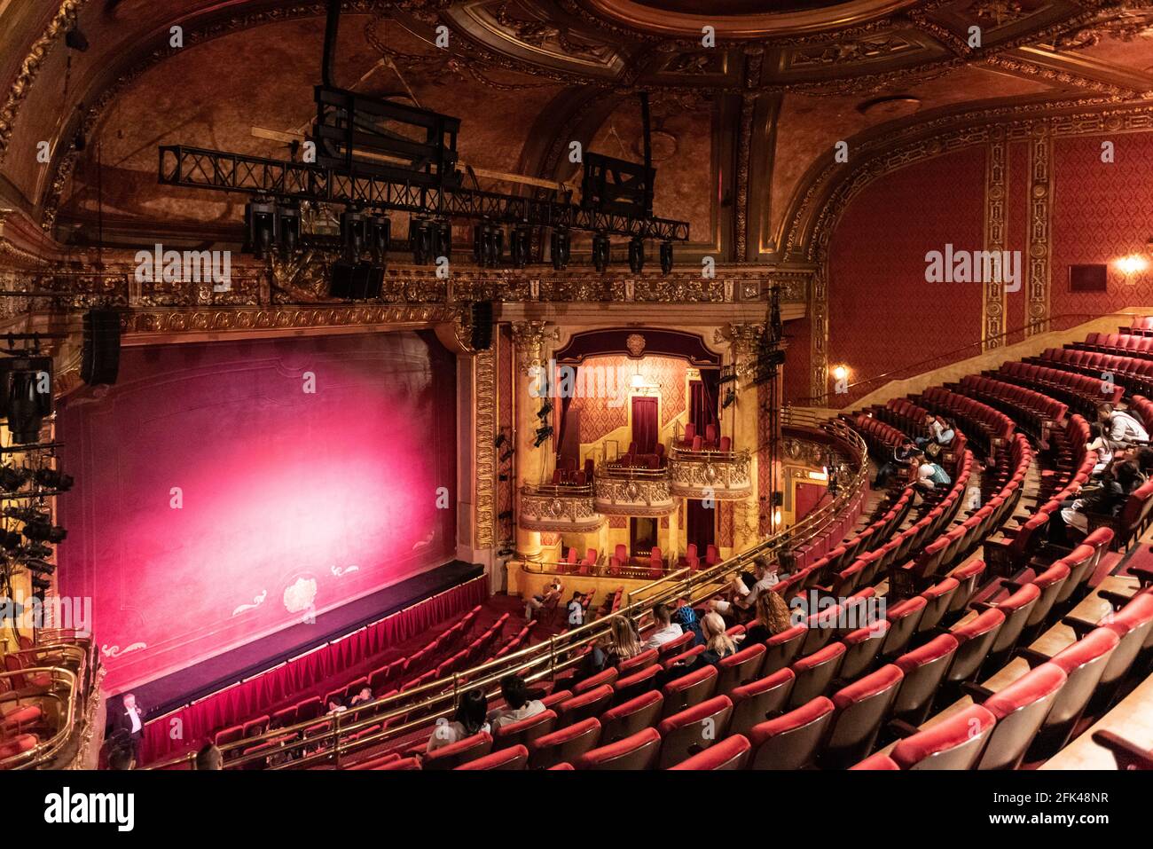 The Elgin and Winter Garden Theatres in Toronto, Canada. Interior view ...
