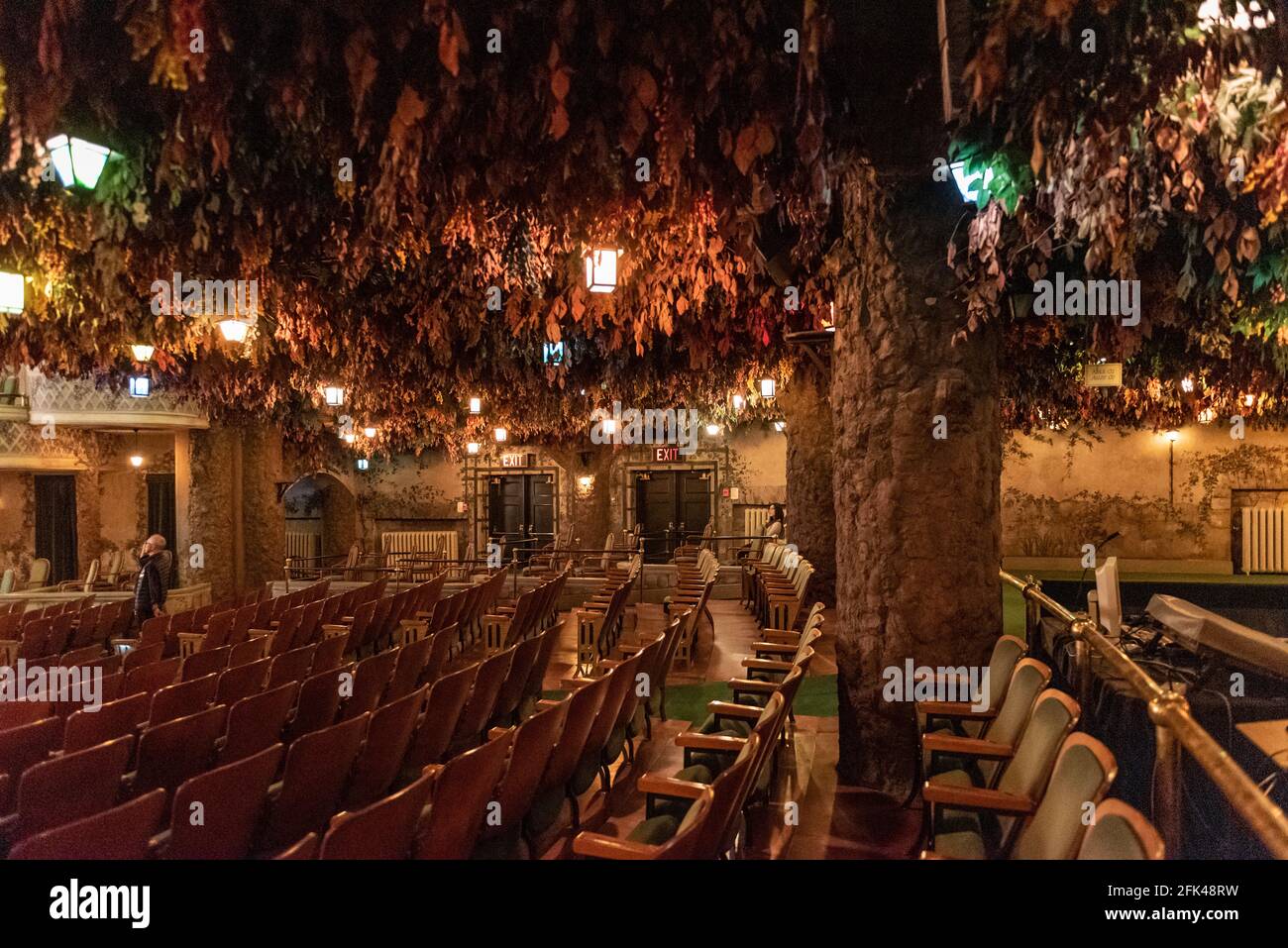 The Elgin and Winter Garden Theatres in Toronto, Canada. Interior view ...