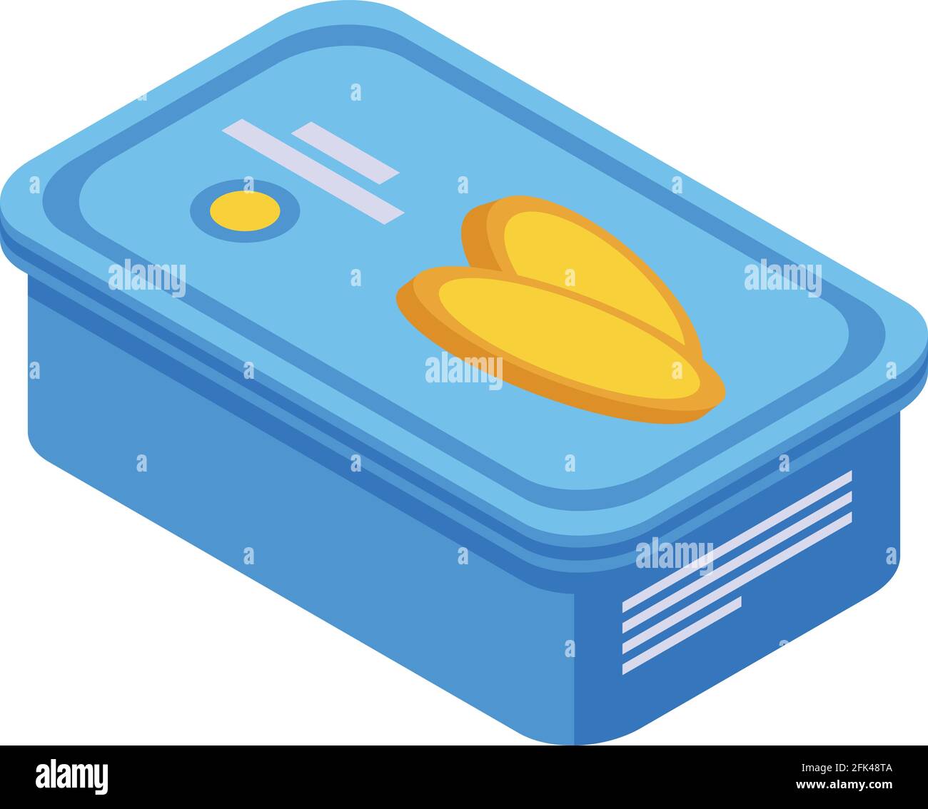 Butter pack icon. Isometric of Butter pack vector icon for web design ...