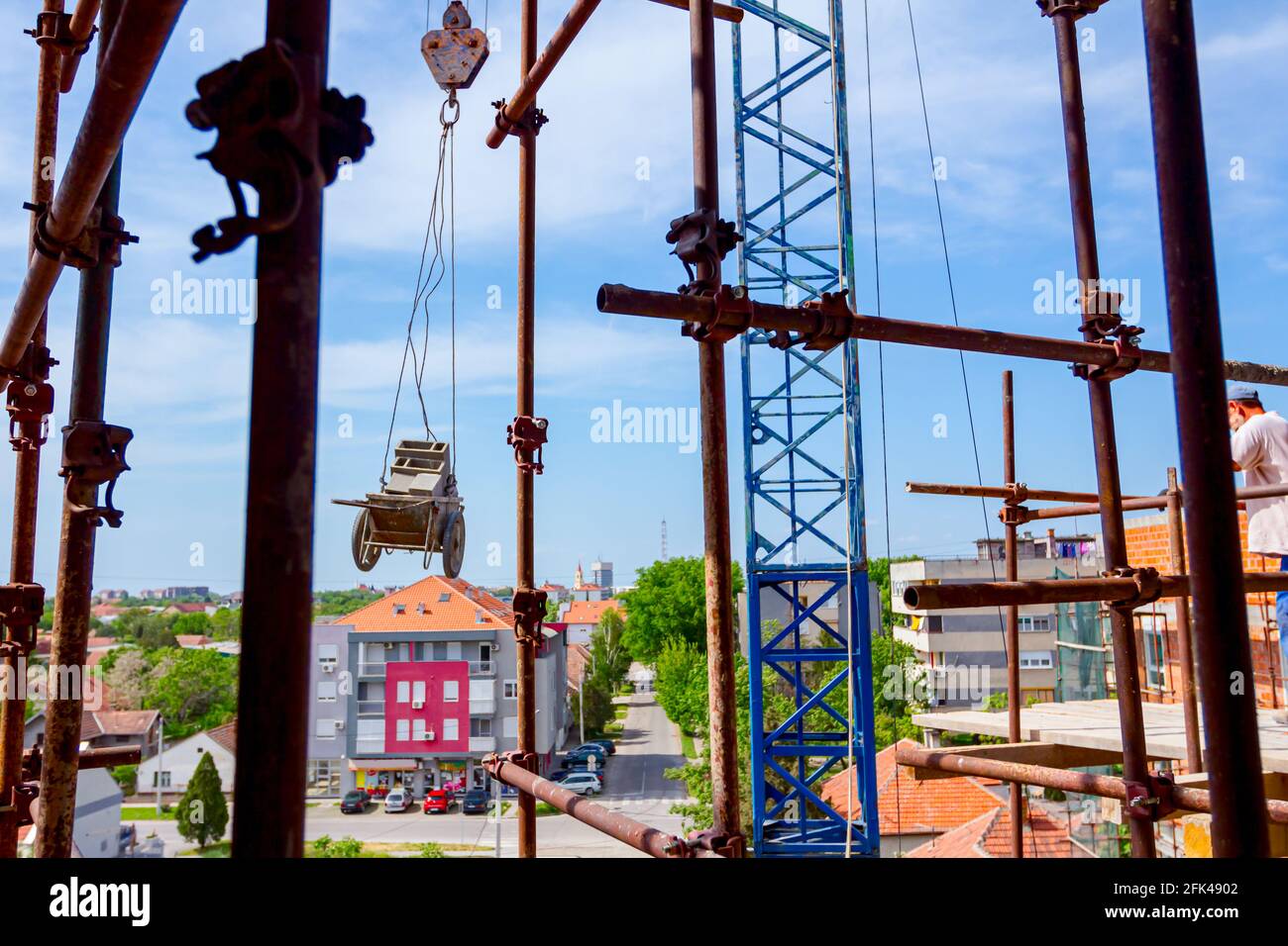 Trolley hoist hi-res stock photography and images - Alamy