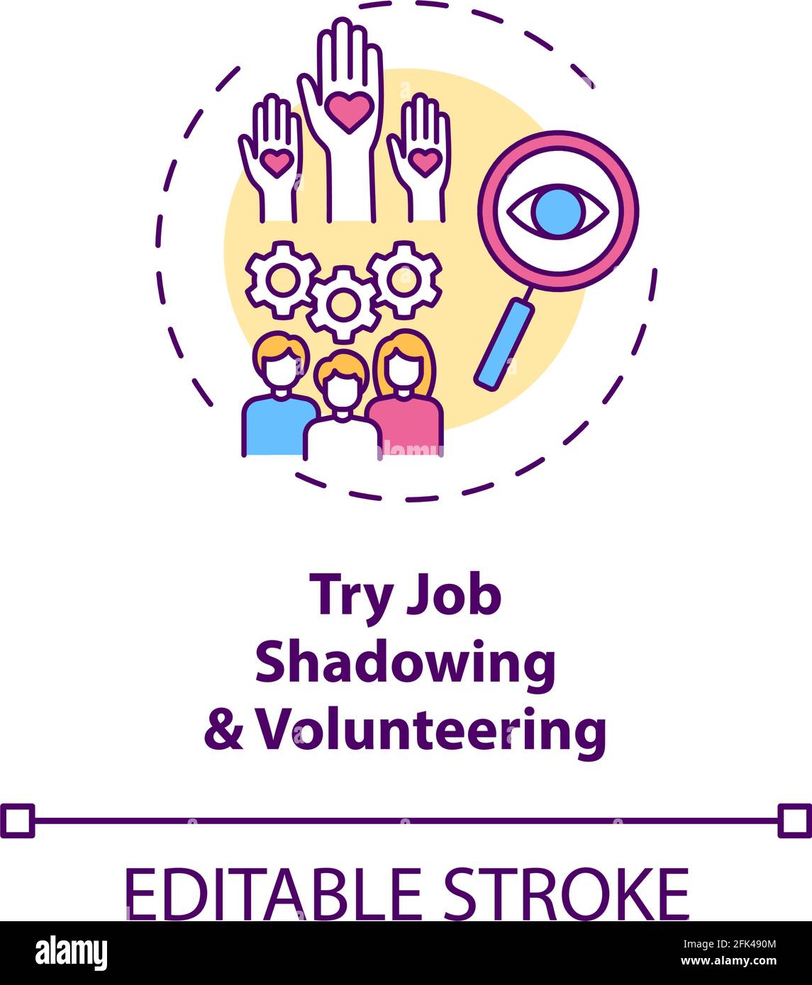 Job shadowing Cut Out Stock Images & Pictures - Alamy