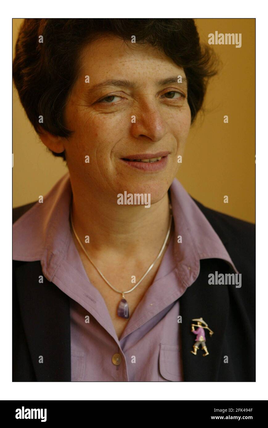 Judy Weleminsky at home in Kew, London.pic David Sandison 8/12/2004 ...