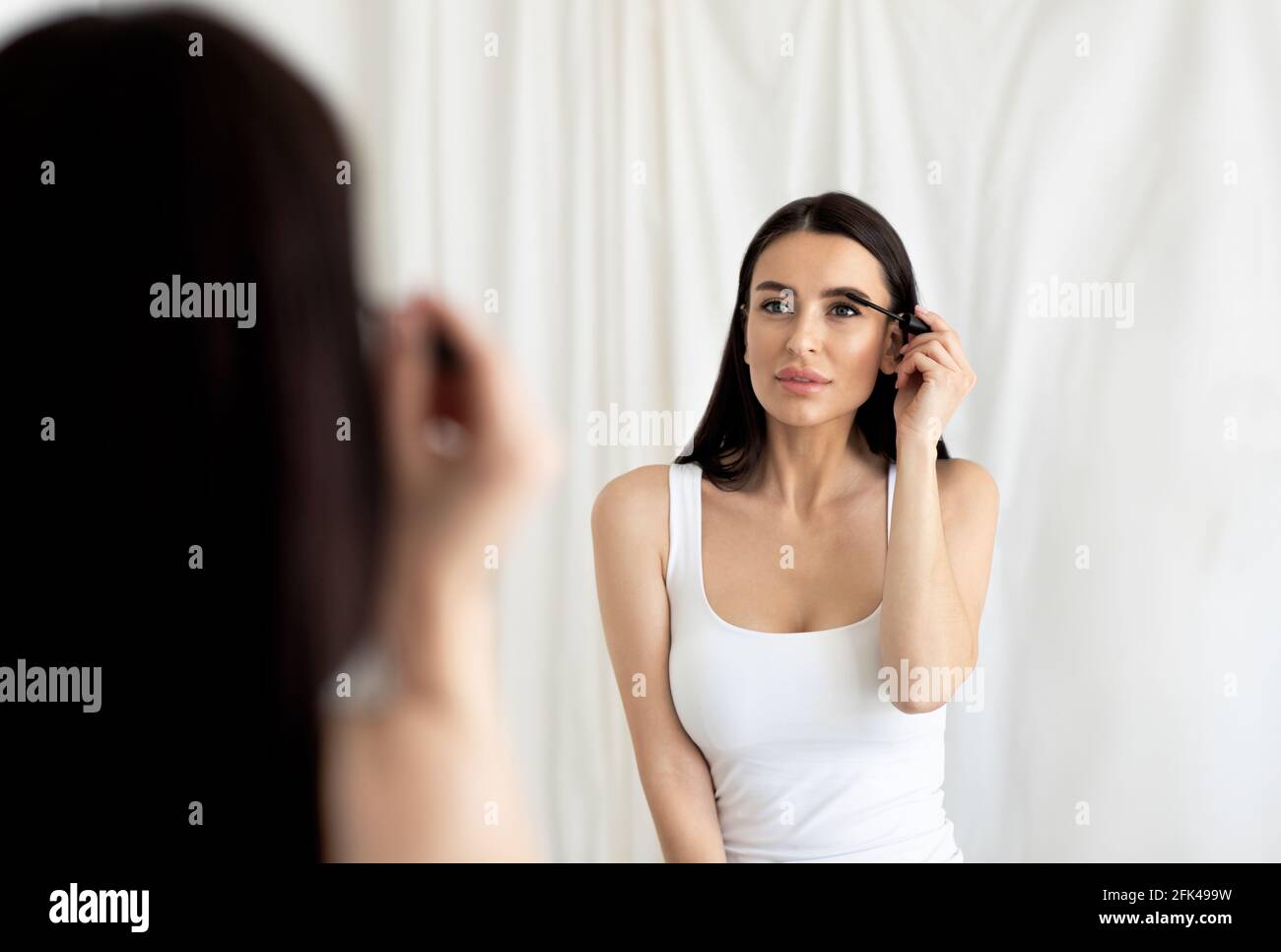 Daily makeup, beauty concept, morning procedure and cosmetics Stock ...