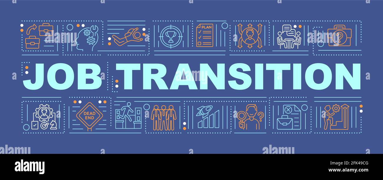 Career transition Stock Vector Images - Alamy