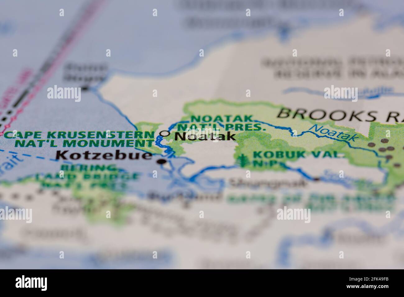 Map of noatak hi-res stock photography and images - Alamy