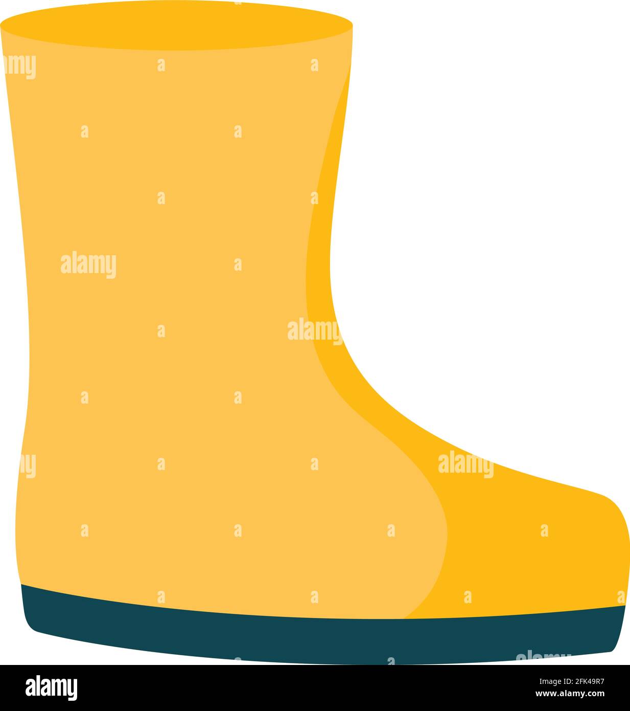 yellow boot illustration Stock Vector Image & Art - Alamy