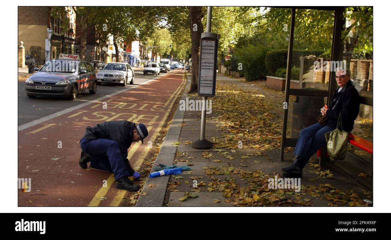 Police inspect the home and surounding streets in Airedale Avenue in ...
